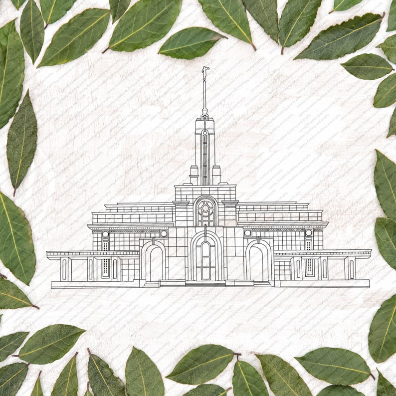Mount Timanogos LDS Temple SVG File Digital Download - Etsy
