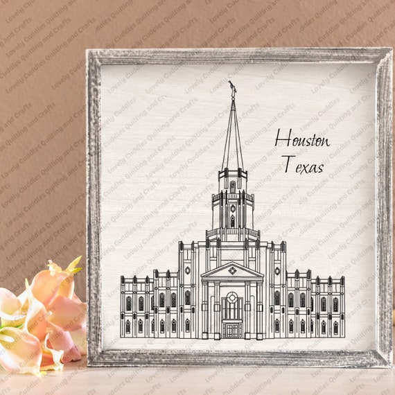 Houston Texas LDS Temple SVG File-digital Download - Etsy