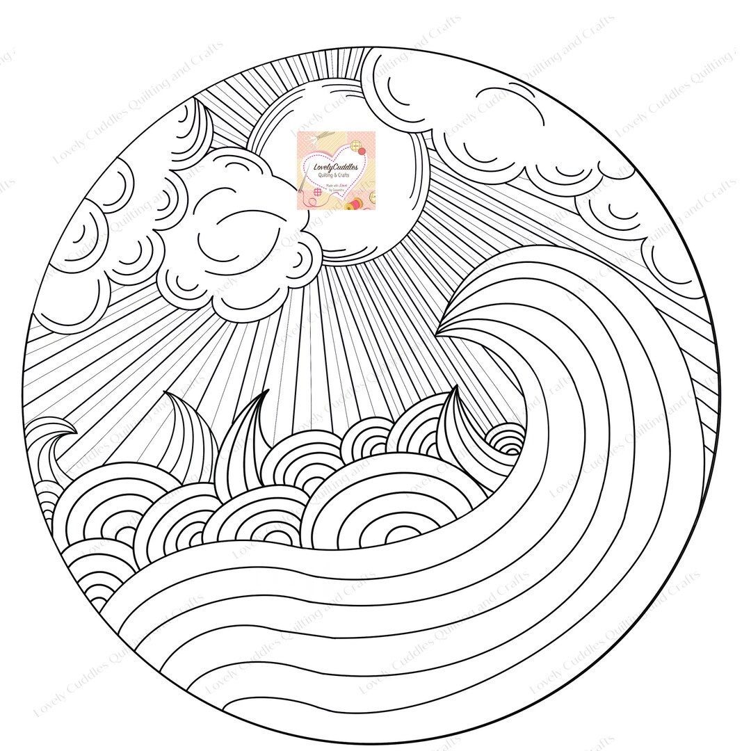 Sun on Sea SVG File- Digital Download - Etsy