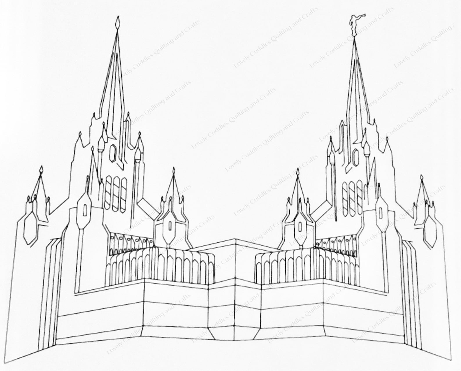 Sandiego California LDS Temple SVG File Digital Download - Etsy