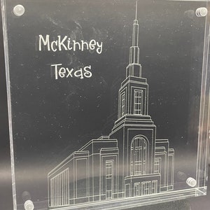 Mckinney, Texas SVG Temple Drawing File- Digital Download- Temple of ...