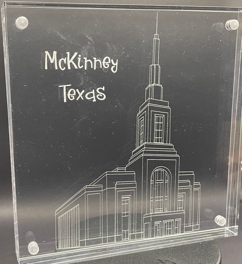 Mckinney, Texas SVG Temple Drawing File- Digital Download- Temple of ...