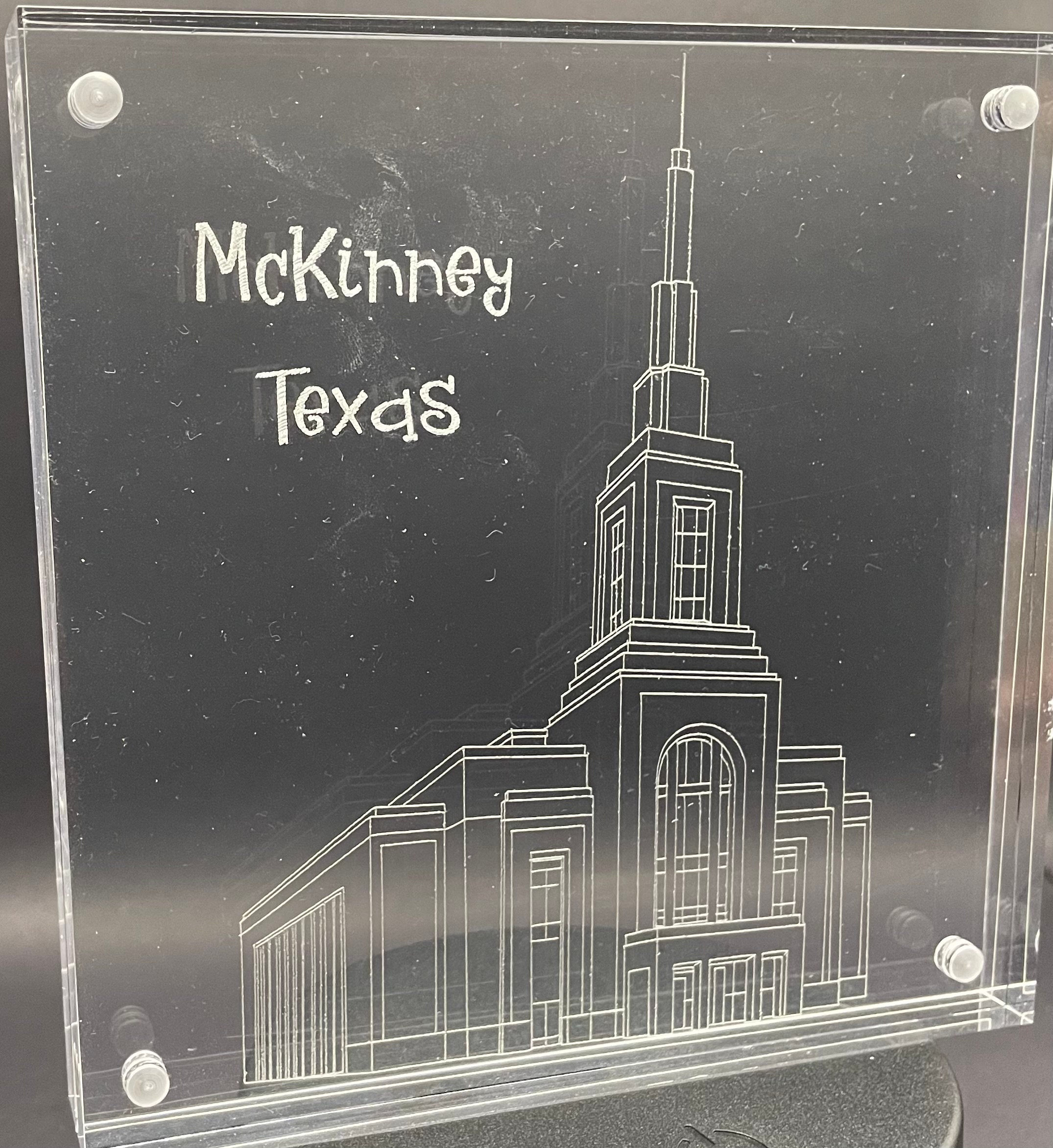 Mckinney, Texas SVG Temple Drawing File- Digital Download- Temple of ...
