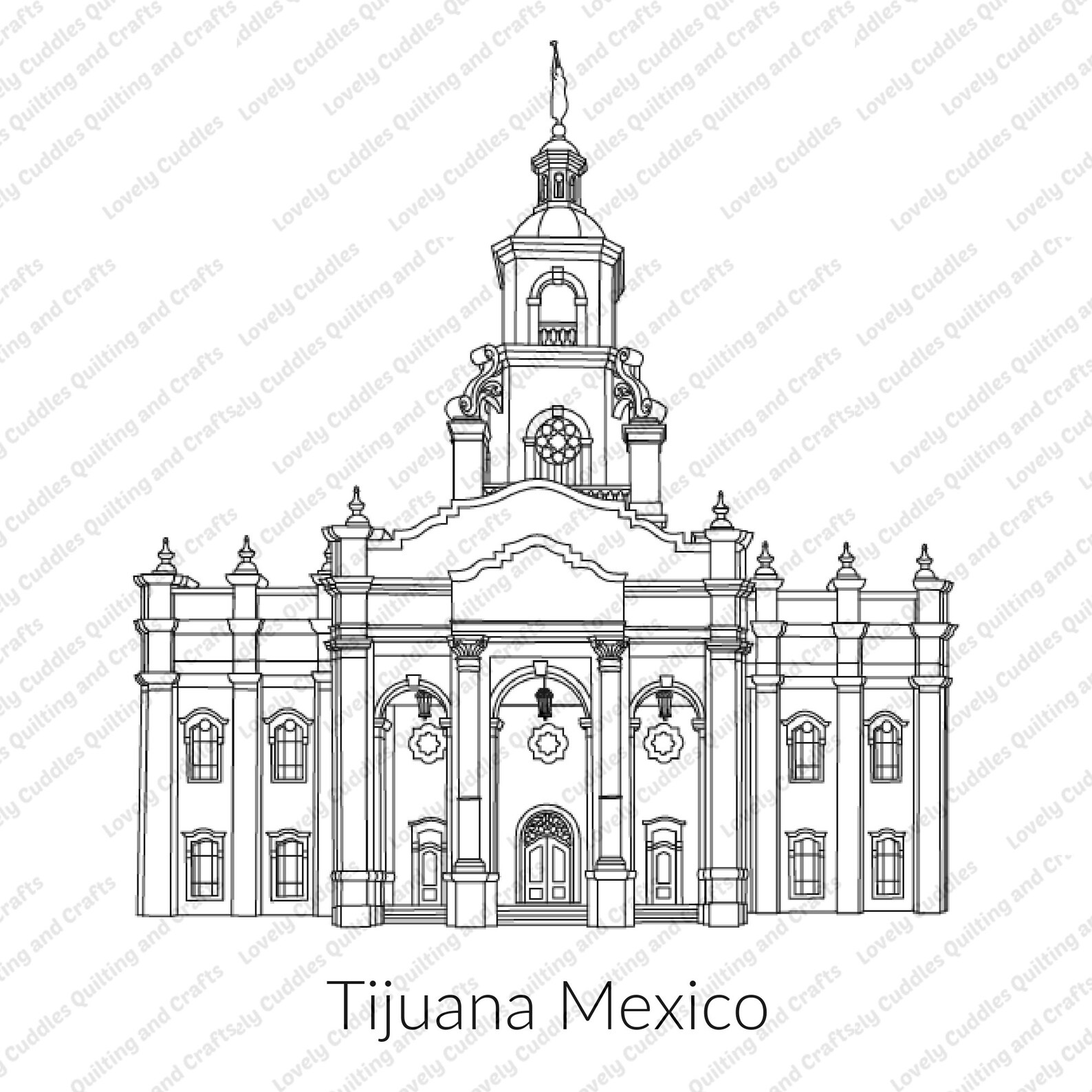 Tijuana Mexico LDS Temple SVG File-digital Download - Etsy