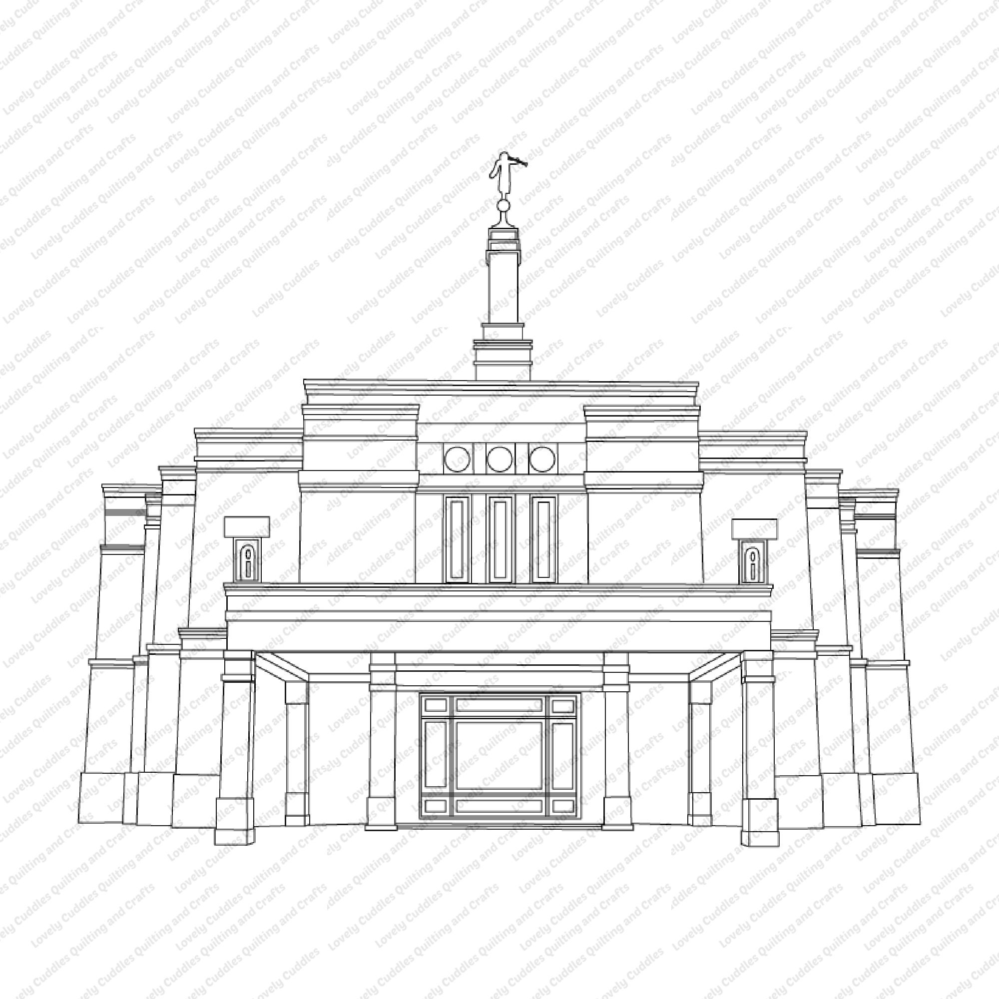 Snowflake, Arizona LDS Temple SVG File-digital Download - Etsy Canada