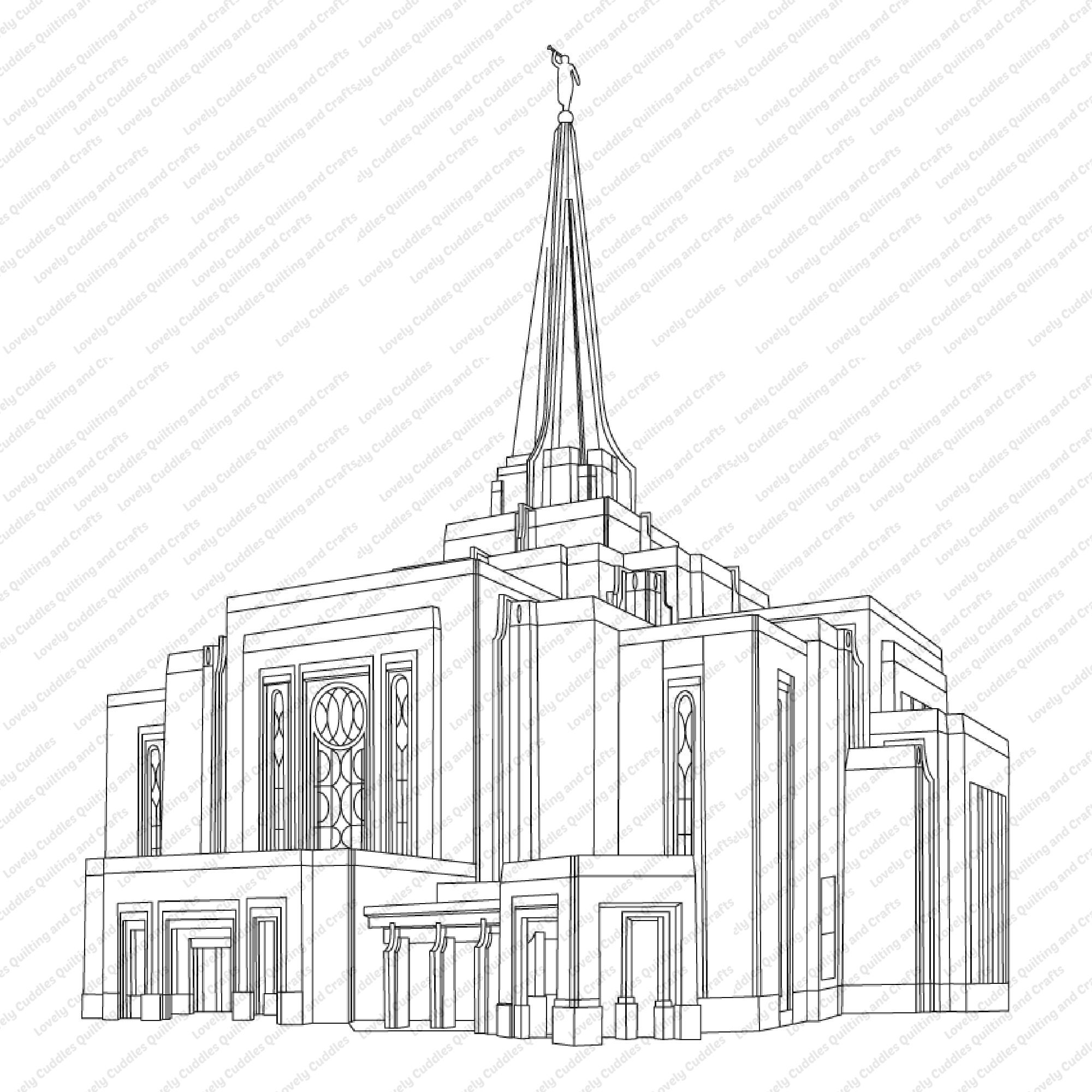 Gilbert, Arizona LDS Temple SVG File-digital Download - Etsy Ireland