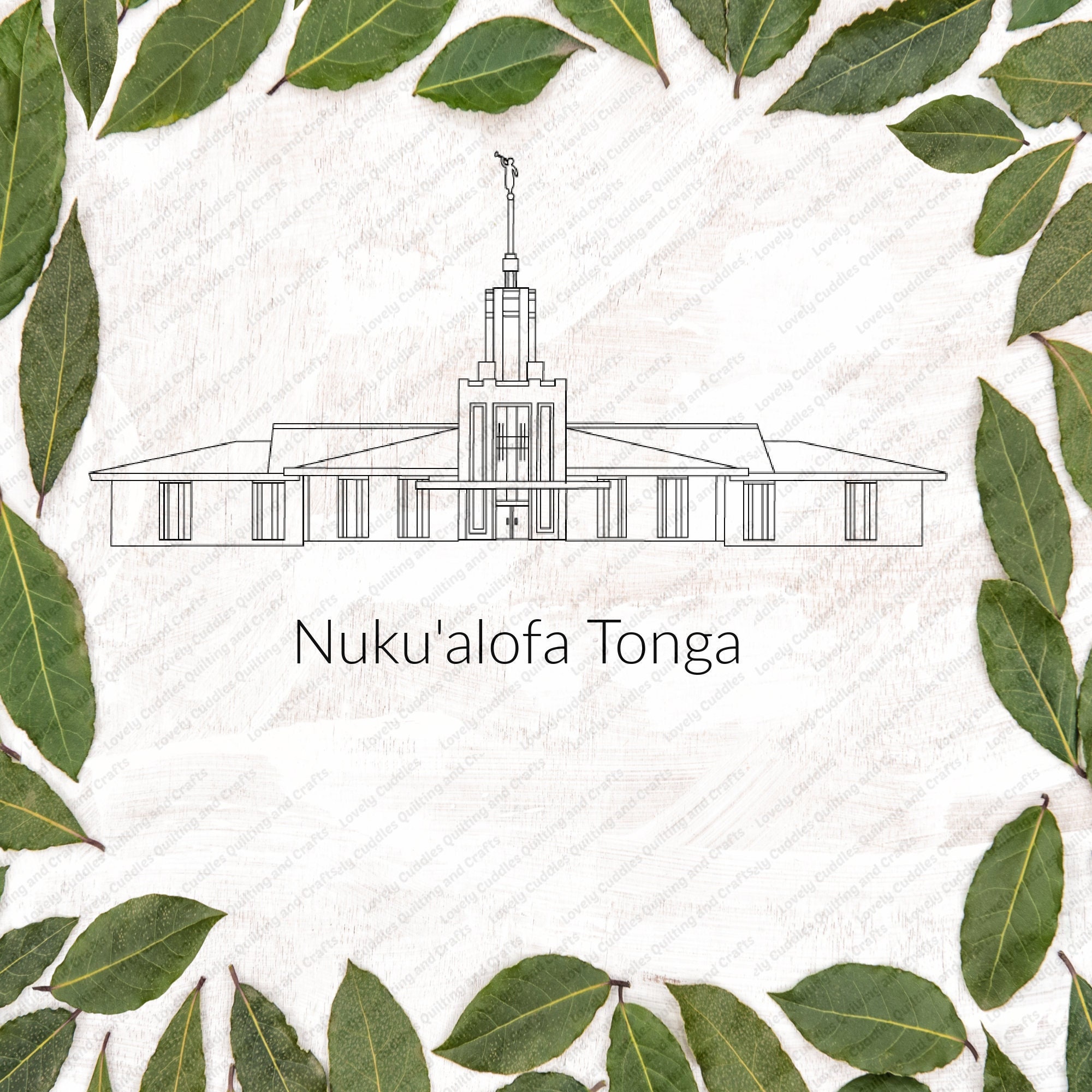 Nuku'alofa Tonga LDS Temple SVG File-digital Download - Etsy