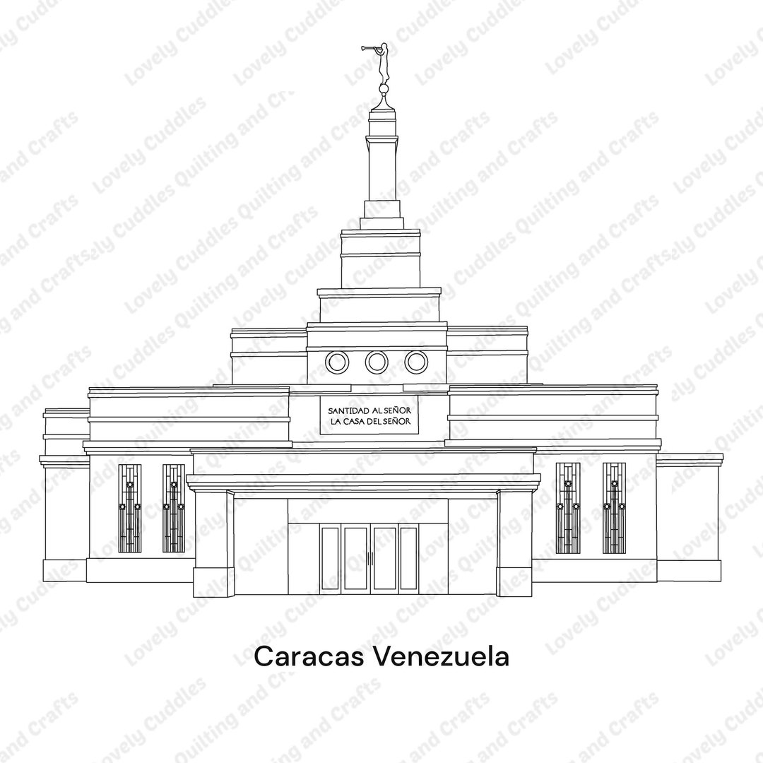 Caracas Venezuela LDS Temple SVG File-digital Download - Etsy