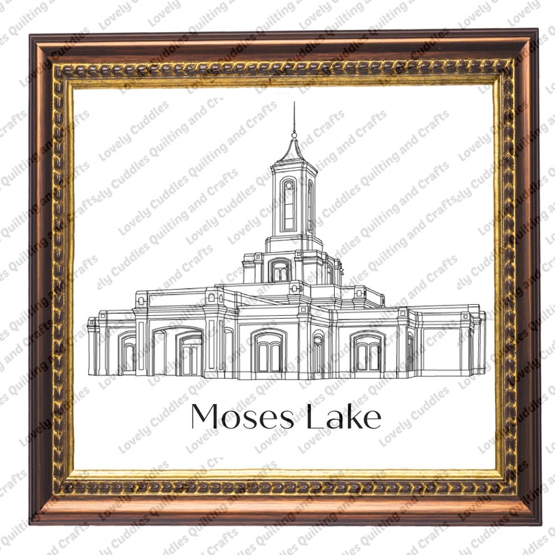 Moses Lake, Washington LDS Temple SVG File-digital Download (Download ...