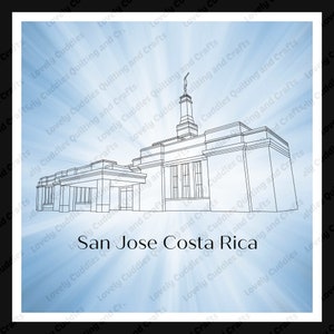 San Jose Costa Rica LDS Temple SVG File-digital Download - Etsy