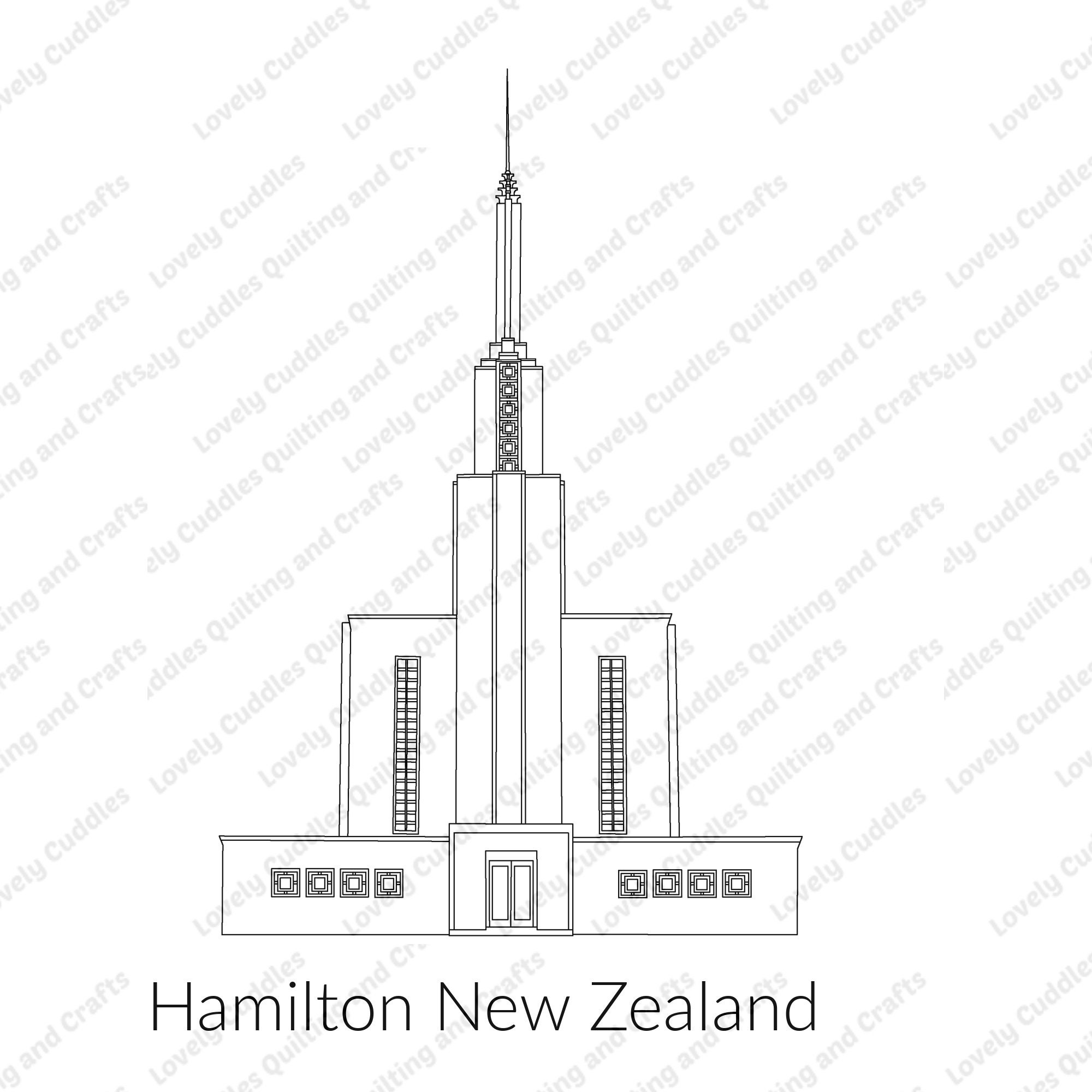 Hamilton New Zealand LDS Temple SVG File-digital Download - Etsy