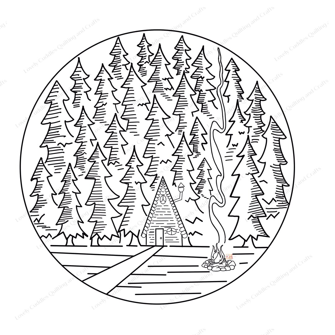 Tree Circle SVG File- Digital Download - Etsy