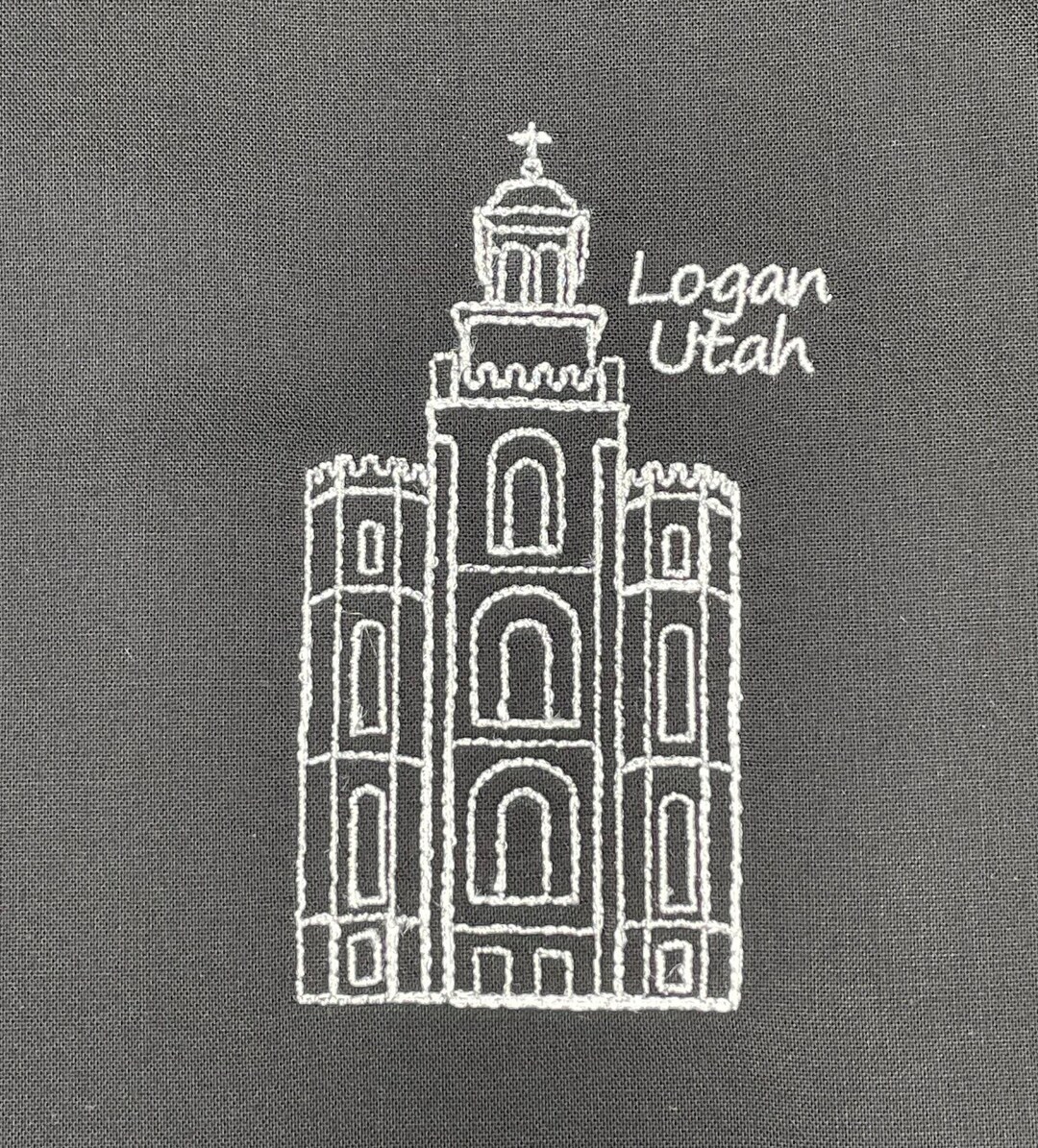 Logan Utah Temple Embroidery File-digital Download Temple of the Church ...
