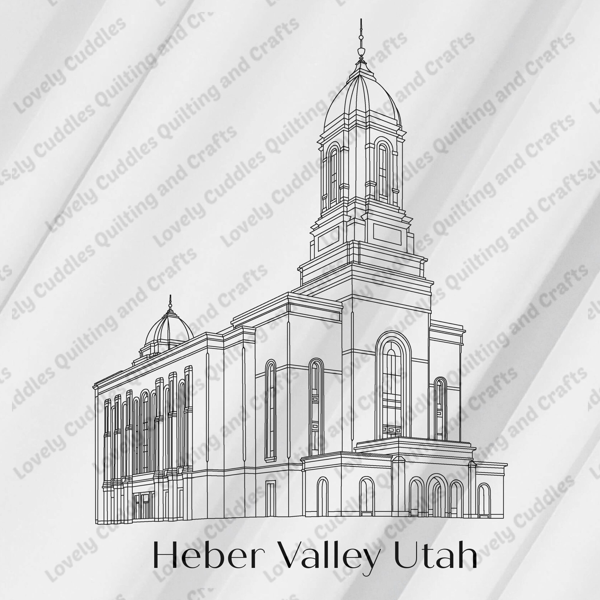 Heber Valley Utah LDS Temple SVG File-digital Download - Etsy