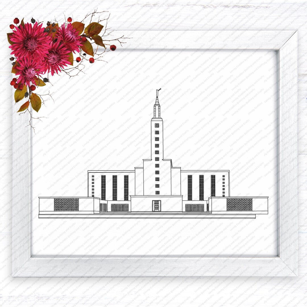 Los Angeles, California LDS Temple SVG File-digital Download - Etsy