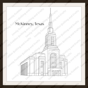 Mckinney, Texas SVG Temple Drawing File- Digital Download- Temple of ...