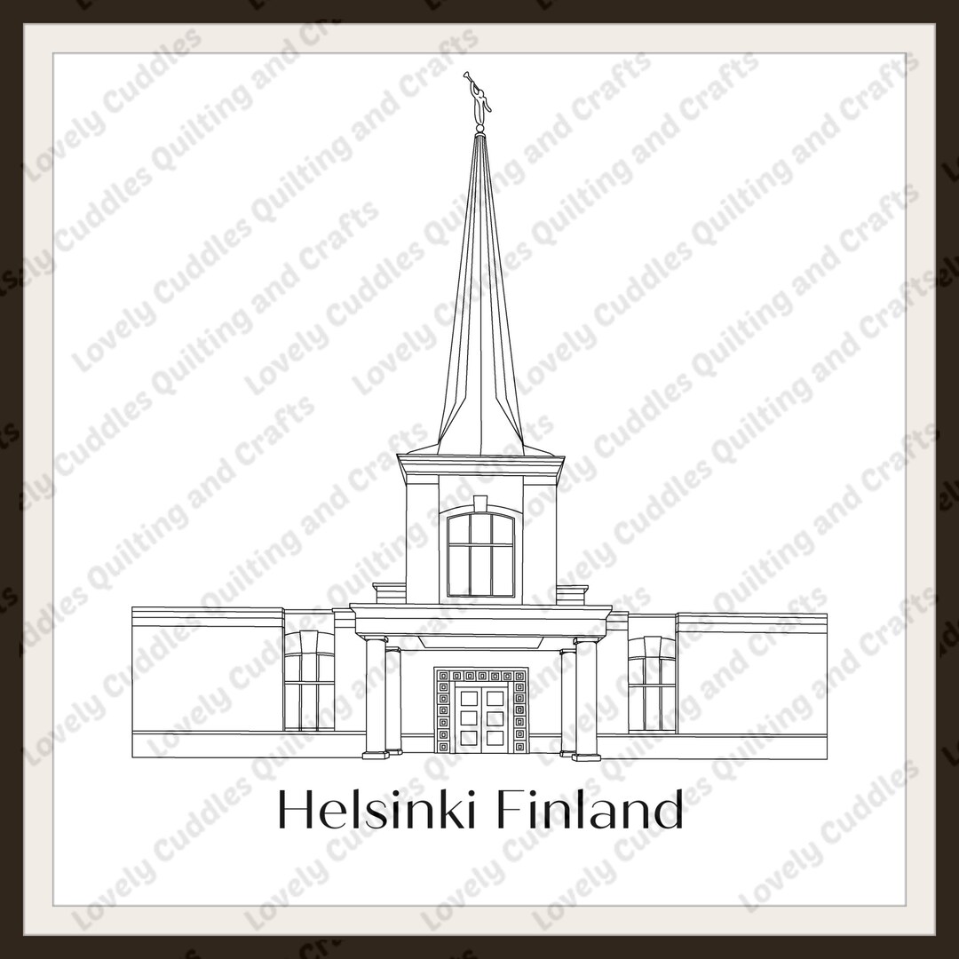 Helsinki Finland LDS Temple SVG File-digital Download - Etsy