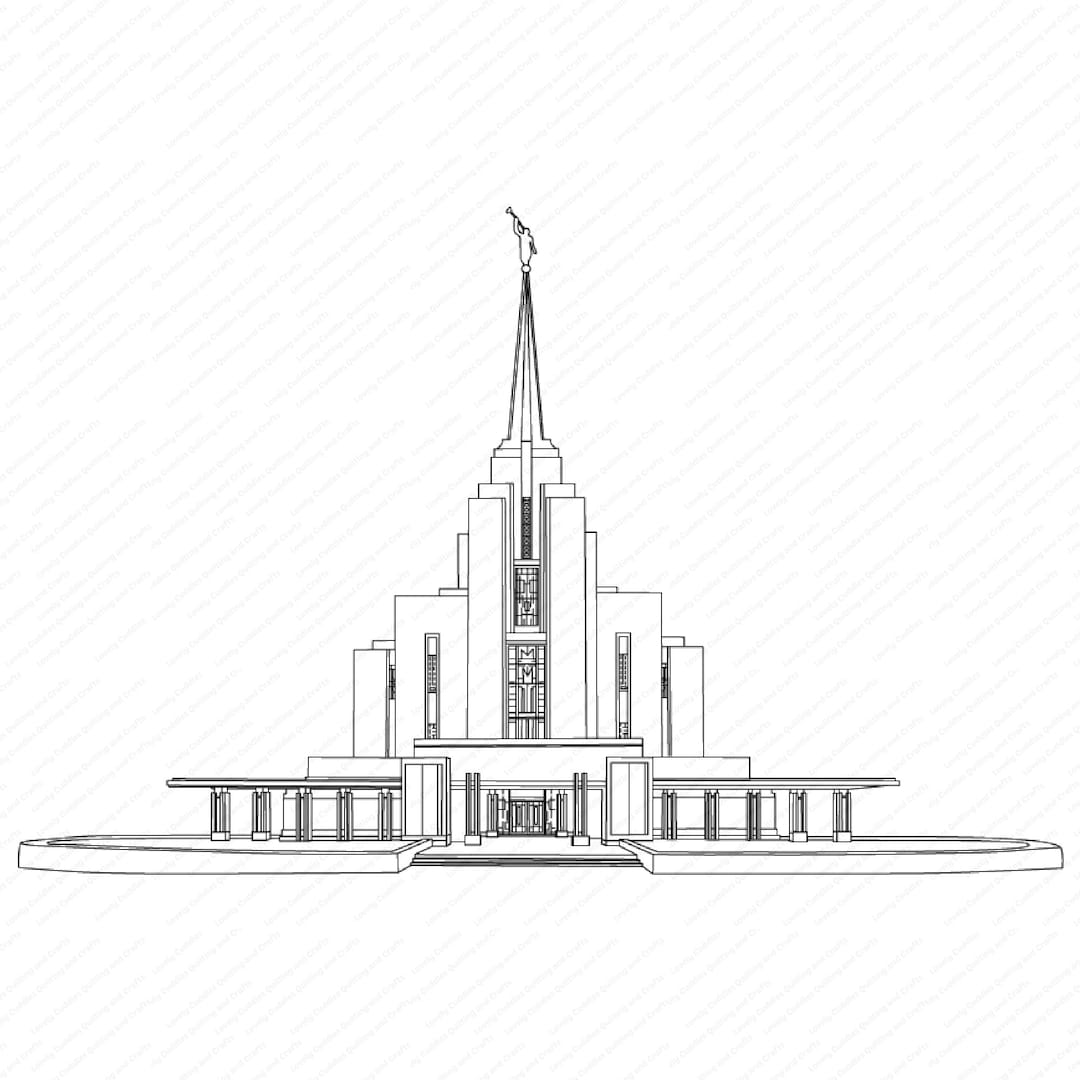Rexburg, Idaho LDS Temple SVG File-digital Download - Etsy