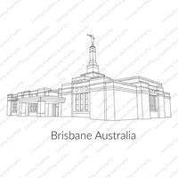 Houston Texas Temple Line Drawing LDS Temple Temple Clip Art Temple ...
