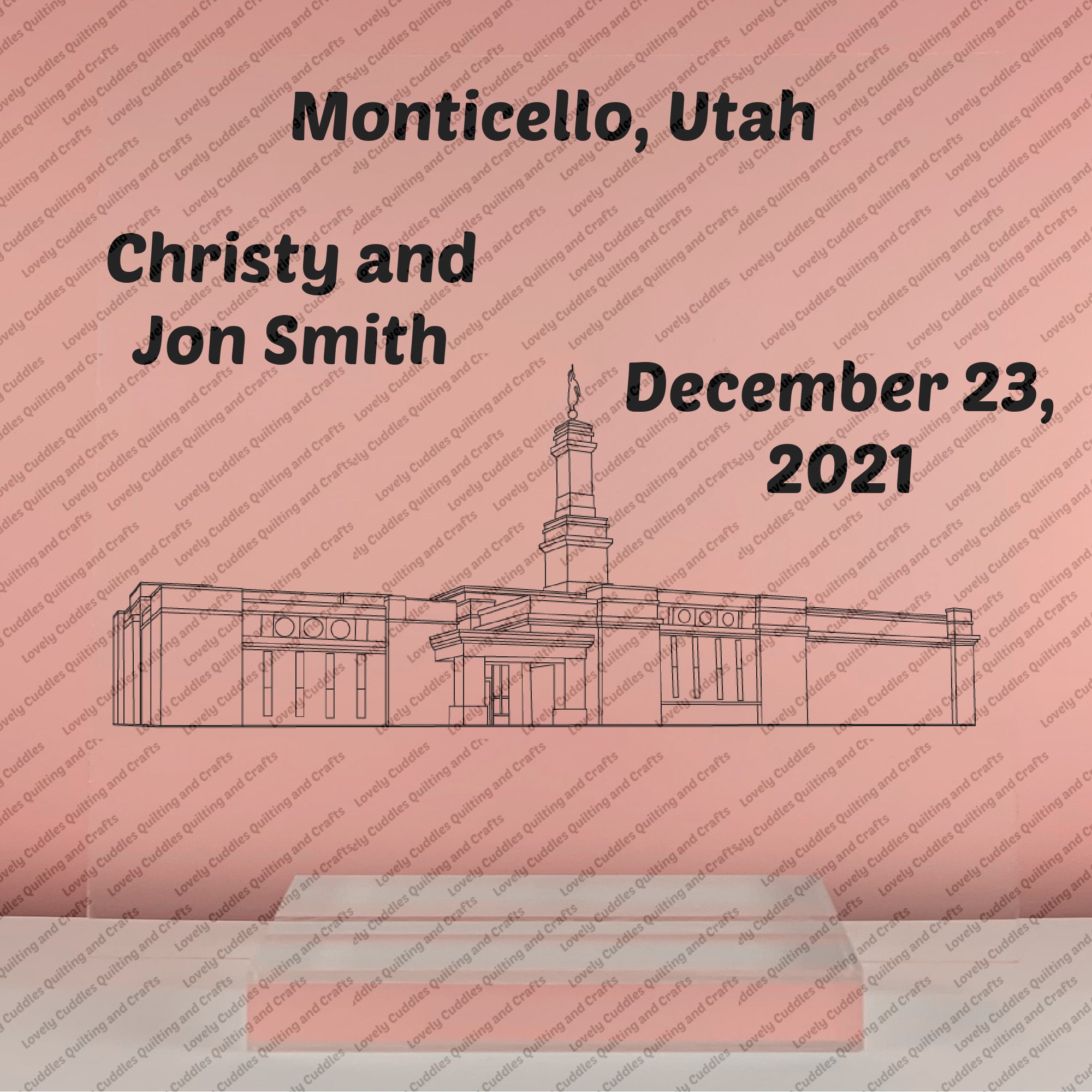 Monticello, Utah LDS Temple SVG File Digital Download - Etsy
