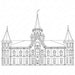 Provo City Center Utah LDS Temple SVG File Digital Download - Etsy
