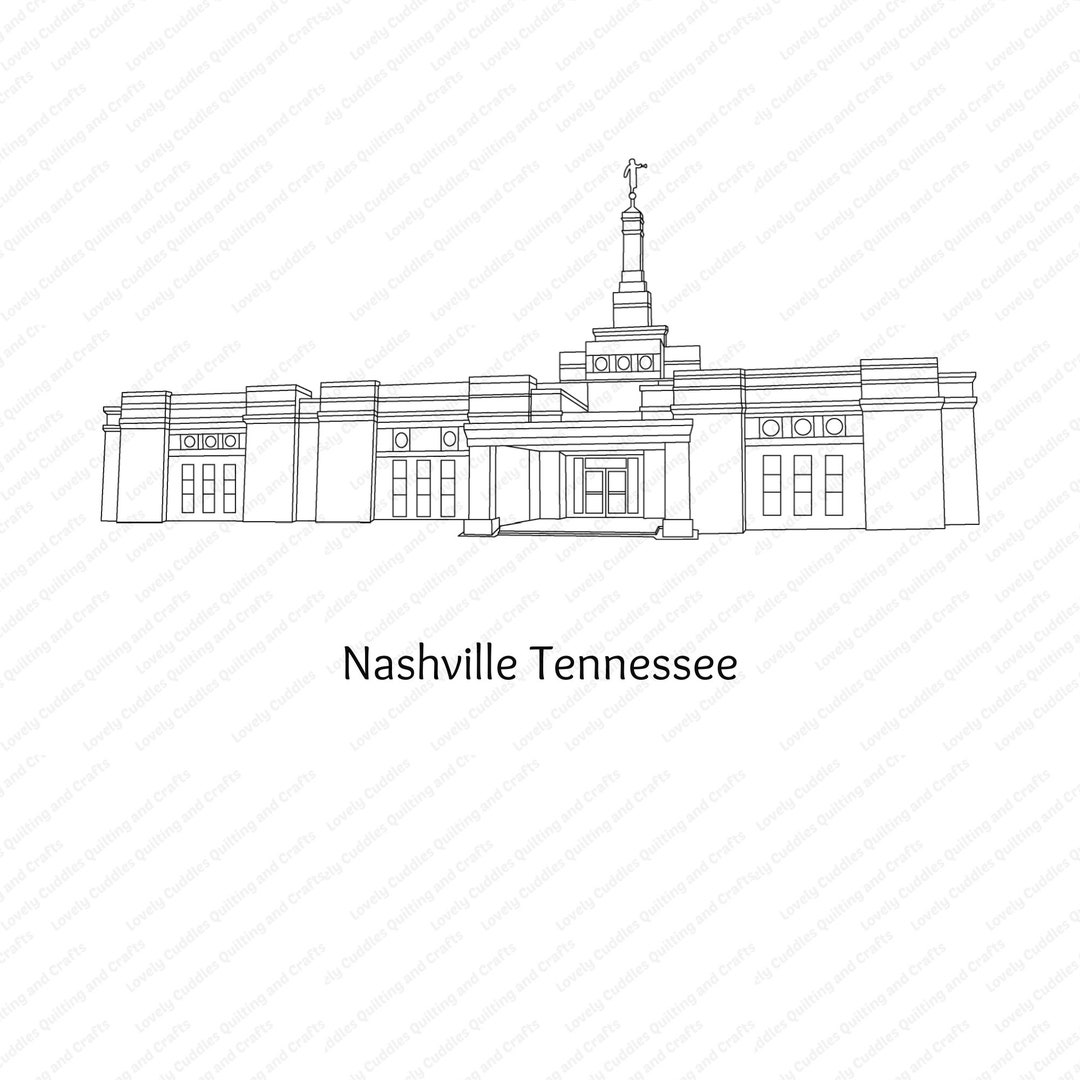 Nashville Tennessee LDS Temple SVG File-digital Download - Etsy