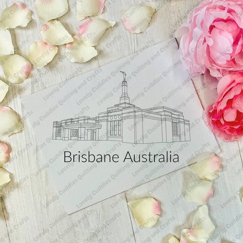 Brisbane Australia LDS Temple SVG File-digital Download - Etsy