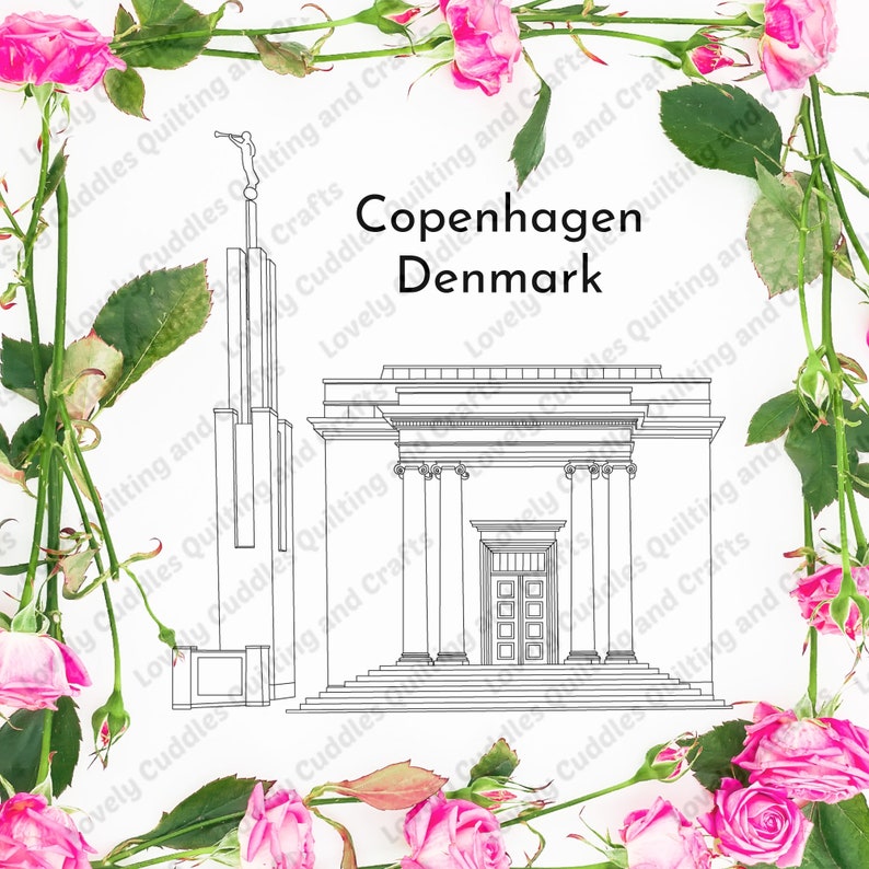 Copenhagen Denmark LDS Temple SVG File-digital Download - Etsy