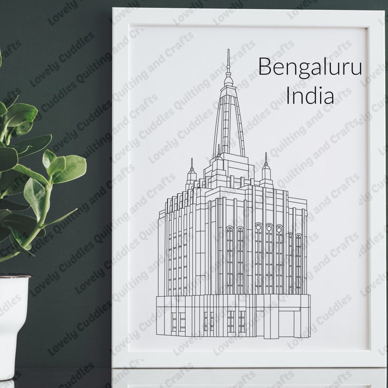Bengaluru India LDS Temple SVG File-digital Download - Etsy Ireland