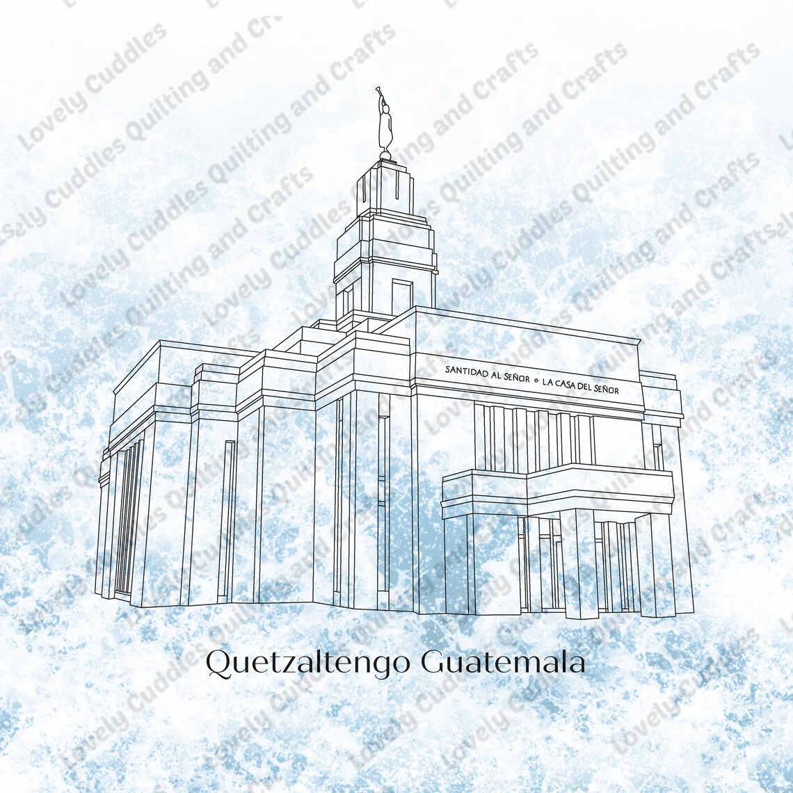 Quetzaltenango Guatemala Temple LDS Temple SVG File-digital Download - Etsy