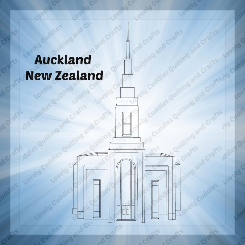 Auckland New Zealand LDS Temple SVG File-digital Download - Etsy