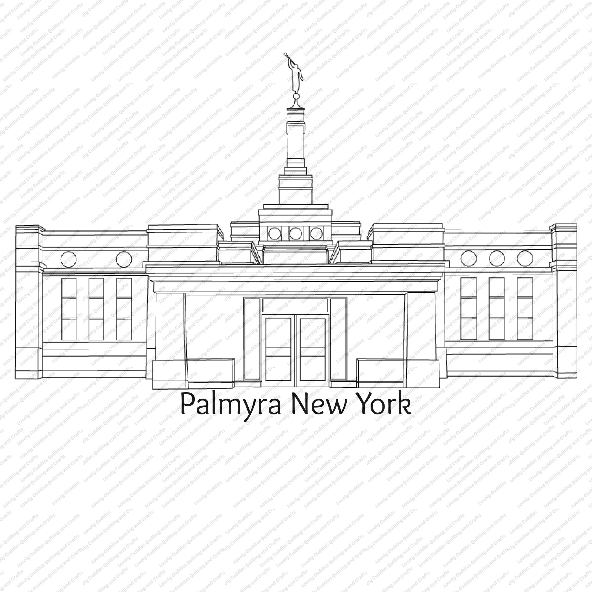 Palmyra New York LDS Temple SVG File-digital Download - Etsy