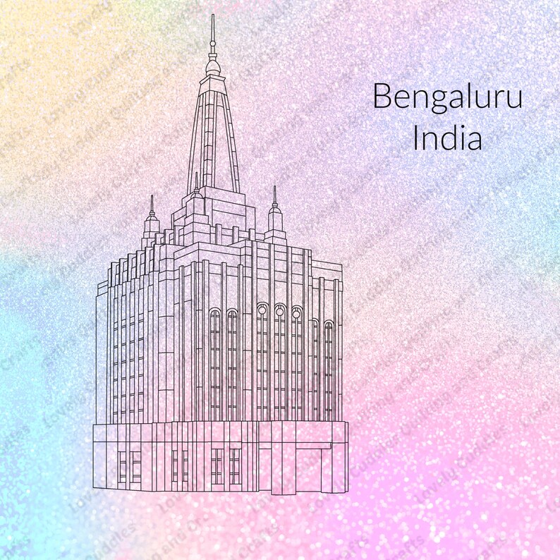 Bengaluru India LDS Temple SVG File-digital Download - Etsy Ireland