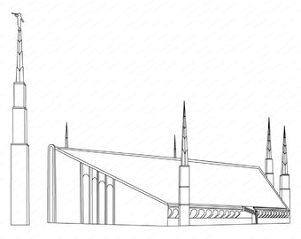 Provo City Center Utah LDS Temple SVG File Digital Download | Etsy