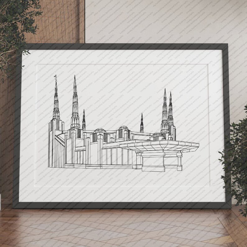 Portland, Oregon LDS Temple SVG File-digital Download - Etsy