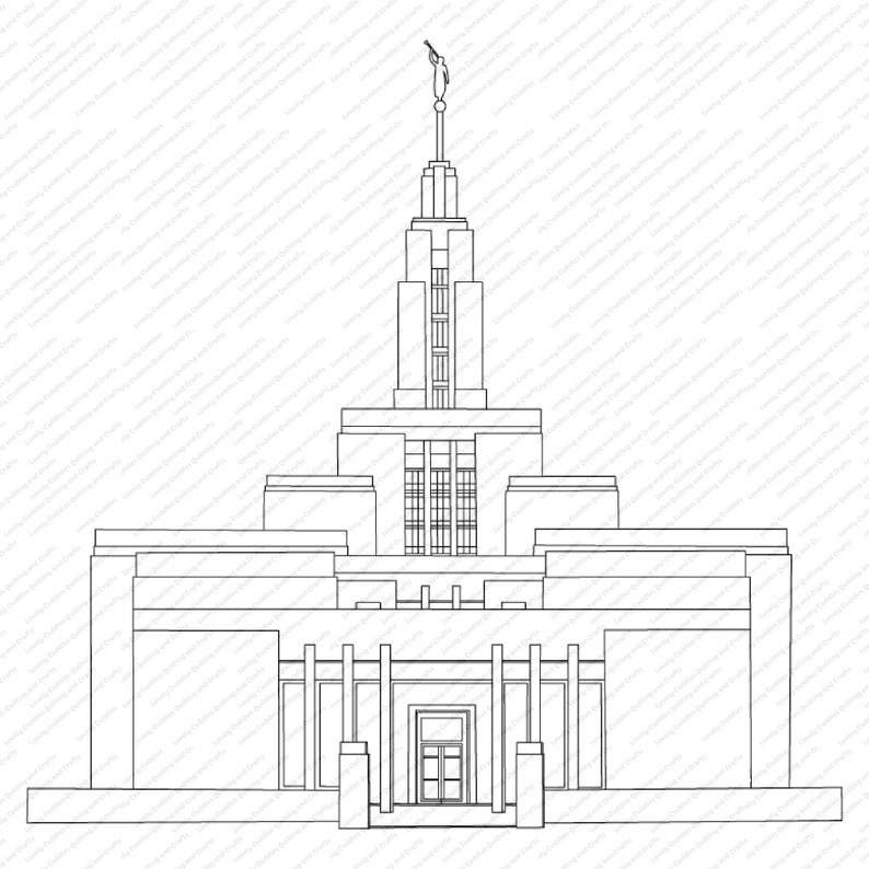 Draper, Utah LDS Temple SVG File- Digital Download - Etsy