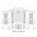 Paris France SVG Temple Drawing File- Digital Download- Temple of the ...