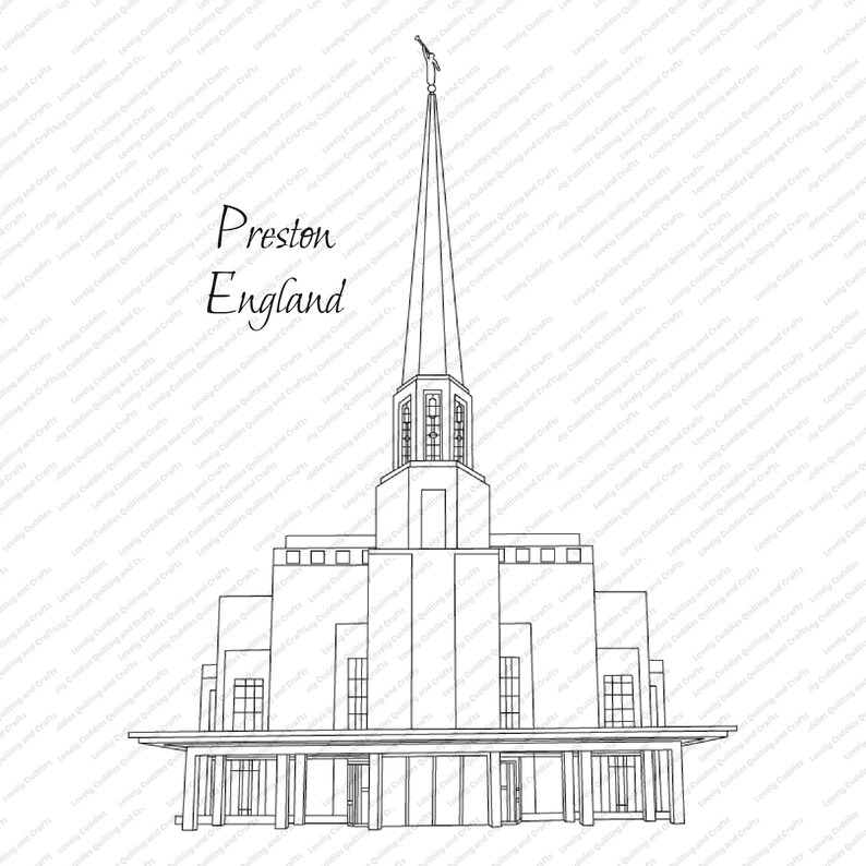 Preston England LDS Temple SVG File-digital Download - Etsy