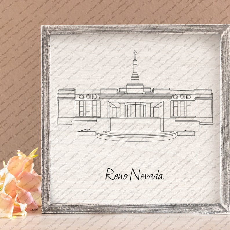Reno Nevada LDS Temple SVG File-digital Download - Etsy