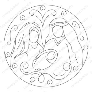 Nativity- Mary, Joseph and Baby Jesus - Etsy