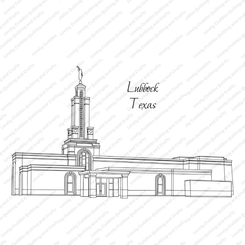 Lubbock Texas LDS Temple SVG File-digital Download - Etsy