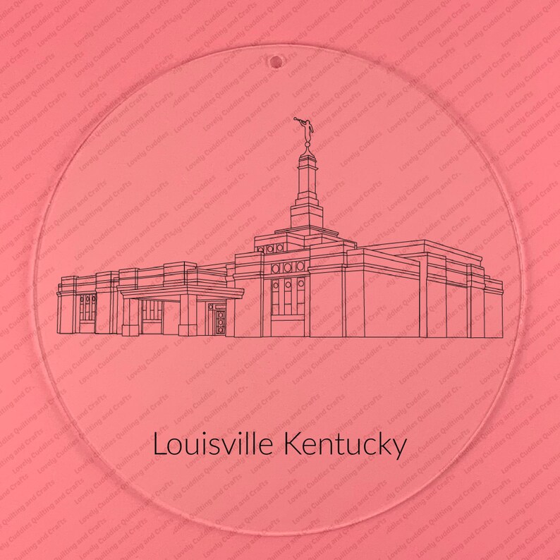 Louisville Kentucky LDS Temple SVG File-digital Download - Etsy