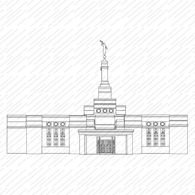 Spokane, Washington LDS Temple SVG File-digital Download - Etsy