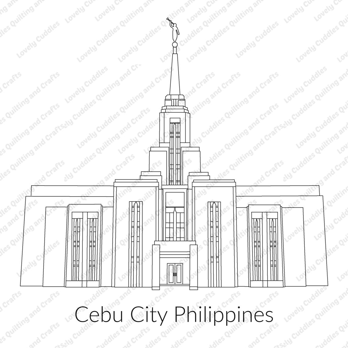 Cebu City Philippines LDS Temple SVG File-digital Download - Etsy