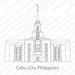 Cebu City Philippines LDS Temple SVG File-digital Download - Etsy