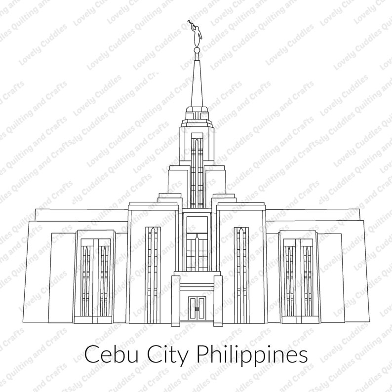 Cebu City Philippines LDS Temple SVG File-digital Download - Etsy