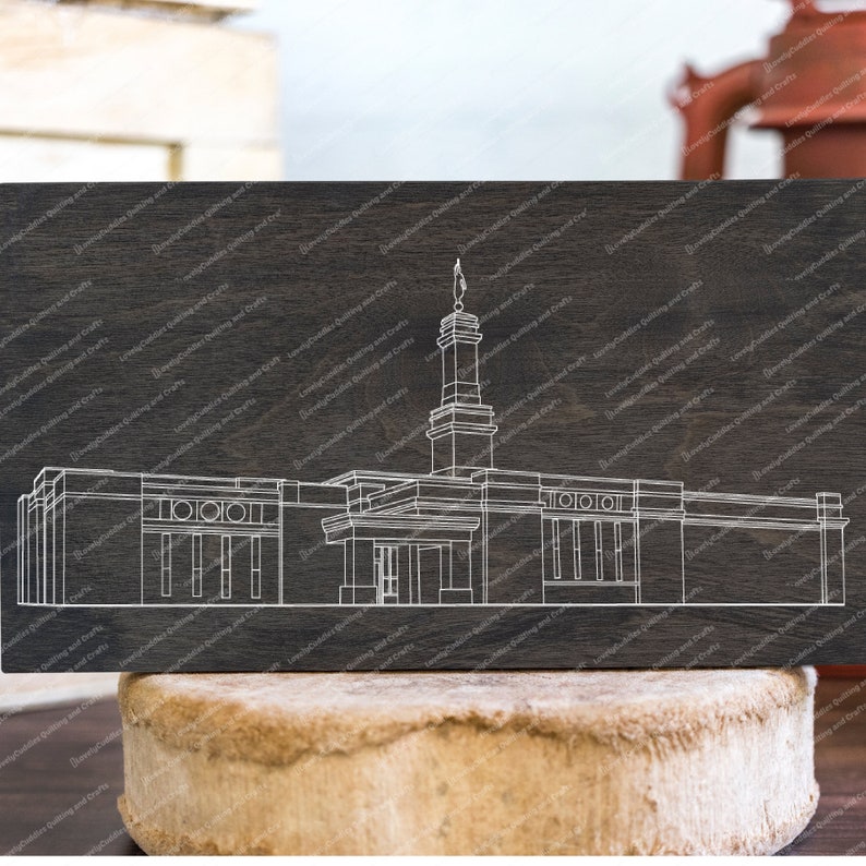 Monticello, Utah LDS Temple SVG File Digital Download - Etsy