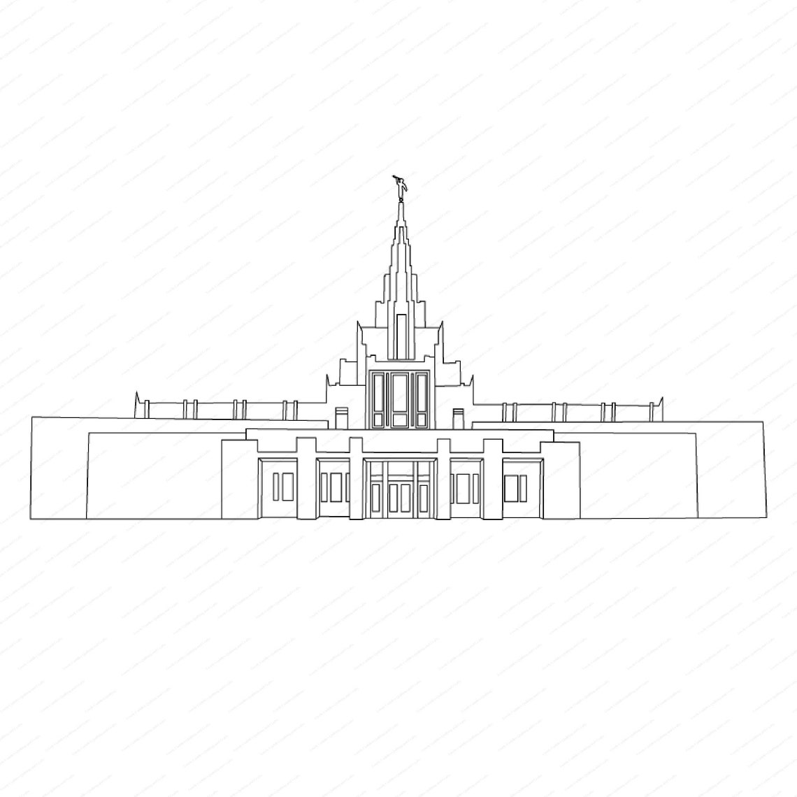 Phoenix Arizona LDS Temple SVG File Digital Download - Etsy Australia