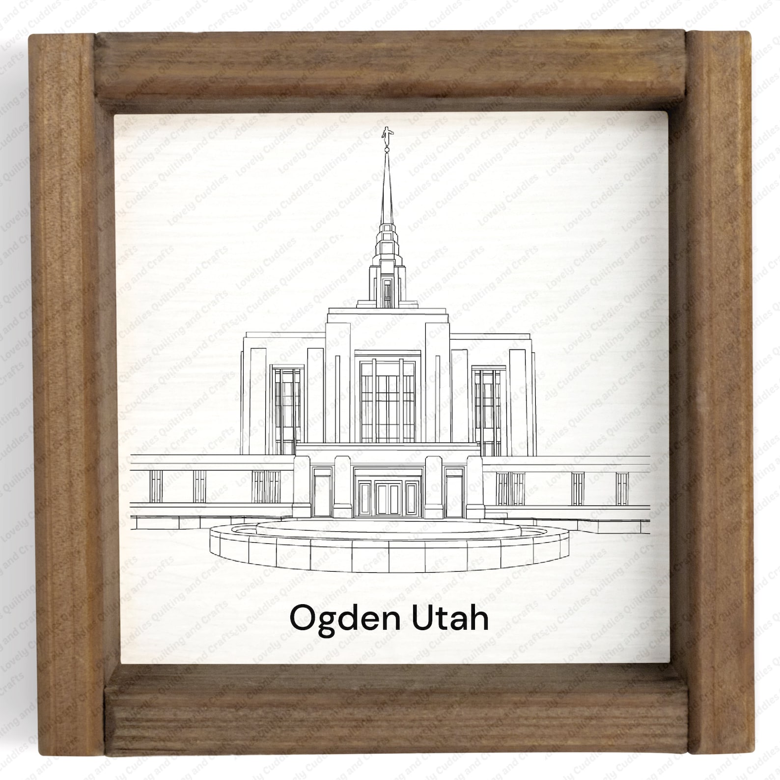 Ogden Utah LDS Temple SVG File-digital Download - Etsy