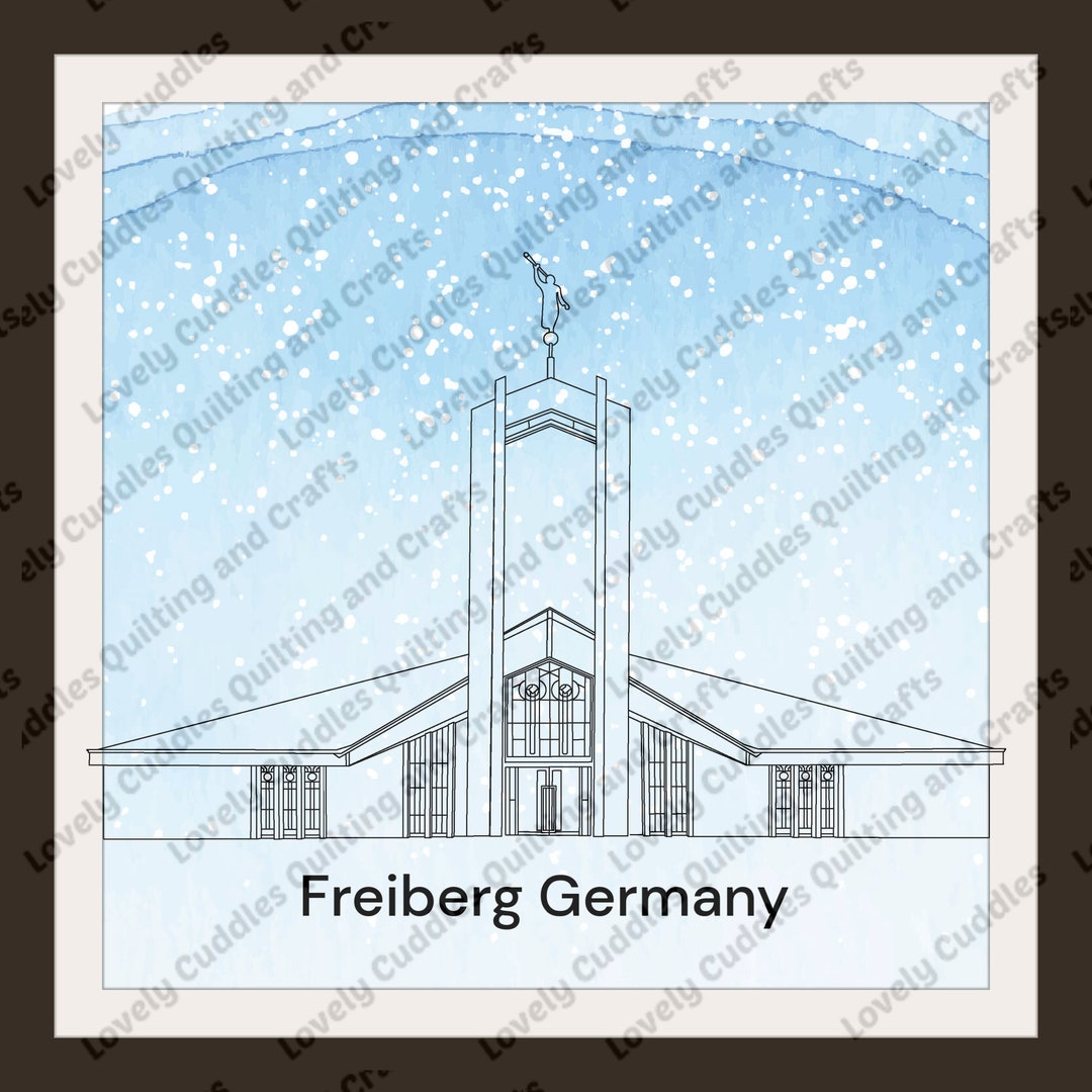Freiberg Germany LDS Temple SVG File-digital Download - Etsy